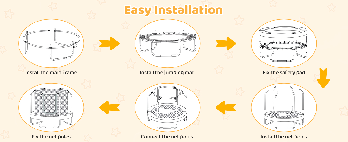Mini Trampoline with Enclosure and Heavy-duty Metal Frame - Costway